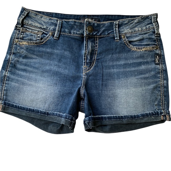 Silver Jeans | Shorts | Silver Elyse Short W29l4 Stylish Blue Denim ...